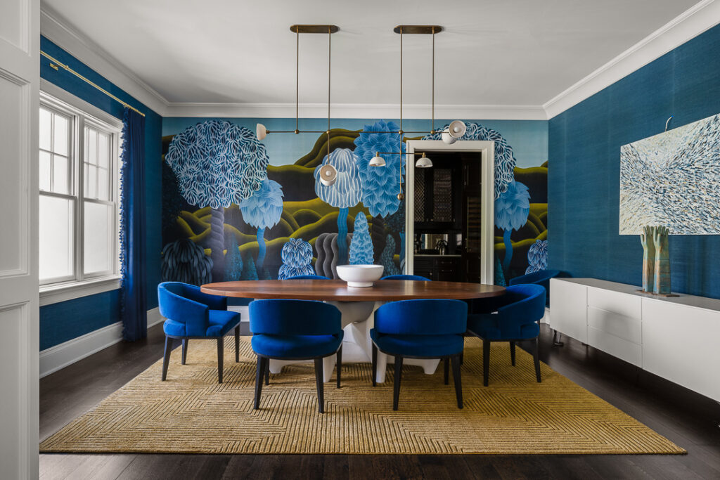 Interior Design Photoshoot Using Bold Design, Color and Wallpaper ...